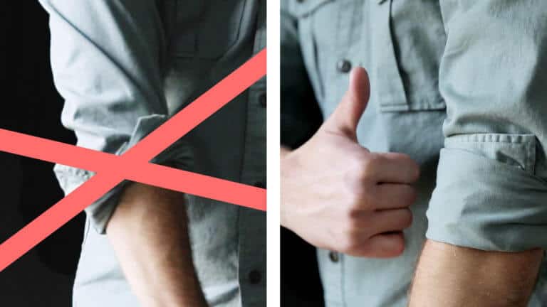 How To Roll Up Your Sleeves