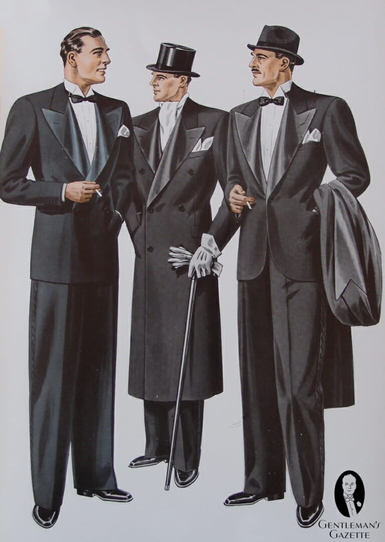Tuxedo Overcoats, Hats, Scarves & Black Tie Outwear
