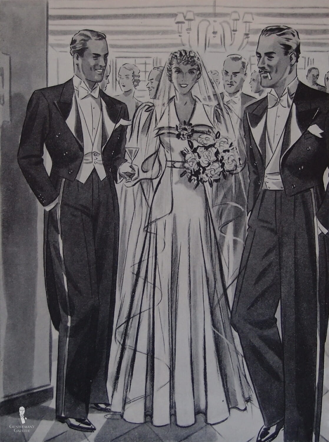 White Tie Evening Tailcoat & Trousers