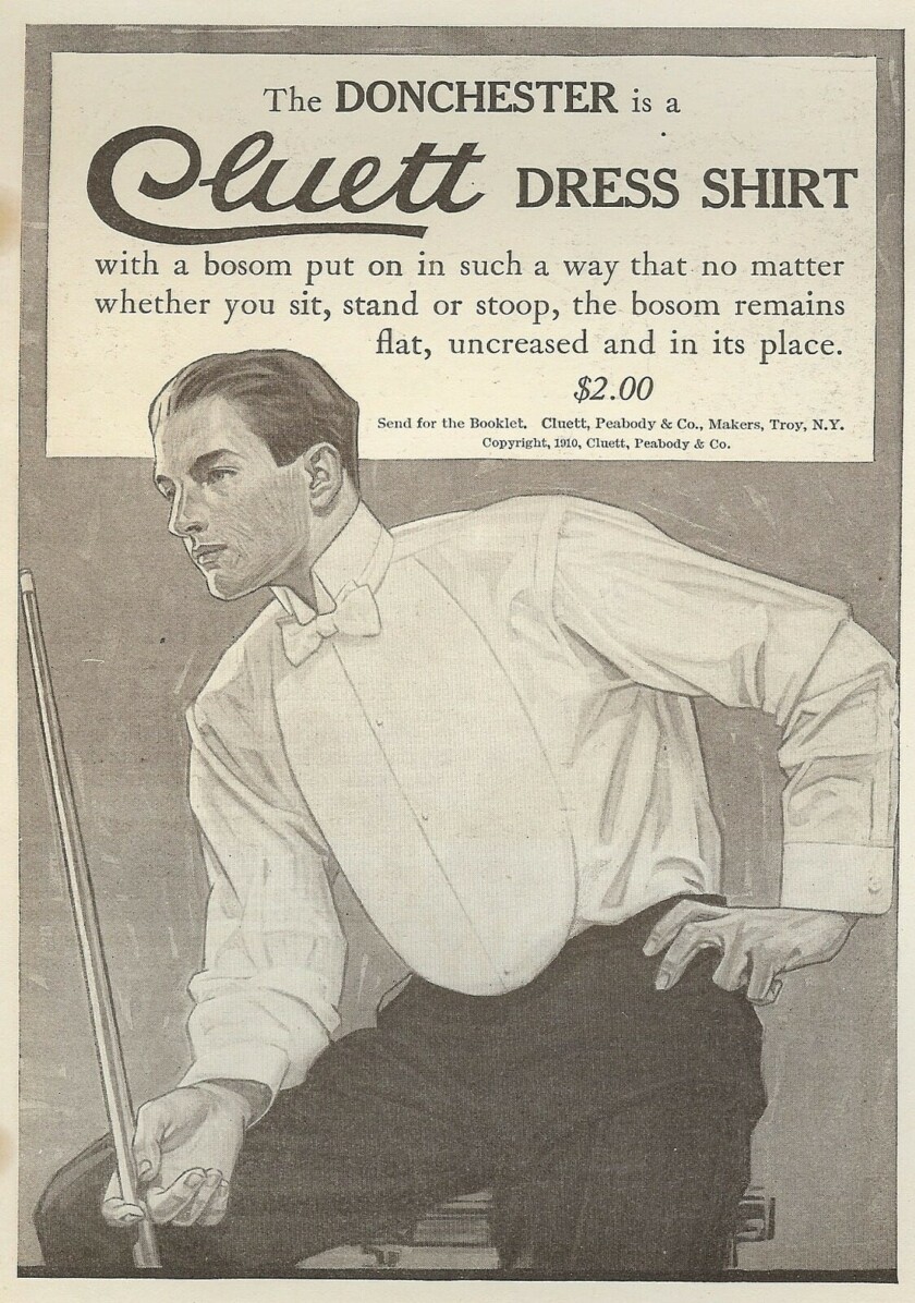 Vintage Evening Detachable Collar, Stiff Front And Soft Shirts