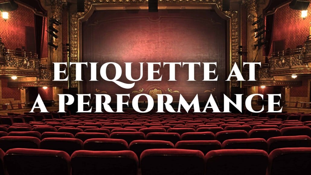 Audience Etiquette