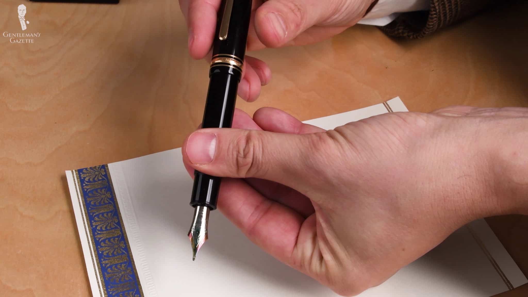 How To Write with a Fountain Pen