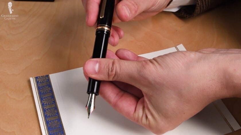 How To Write With A Fountain Pen