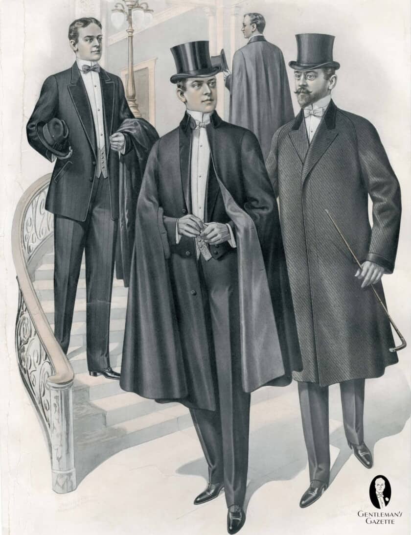 Tuxedo Overcoats, Hats, Scarves & Black Tie Outwear