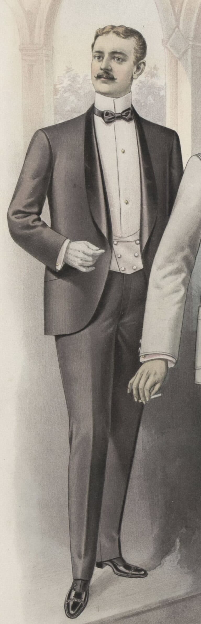 Full & Informal Evening Dress 1890s
