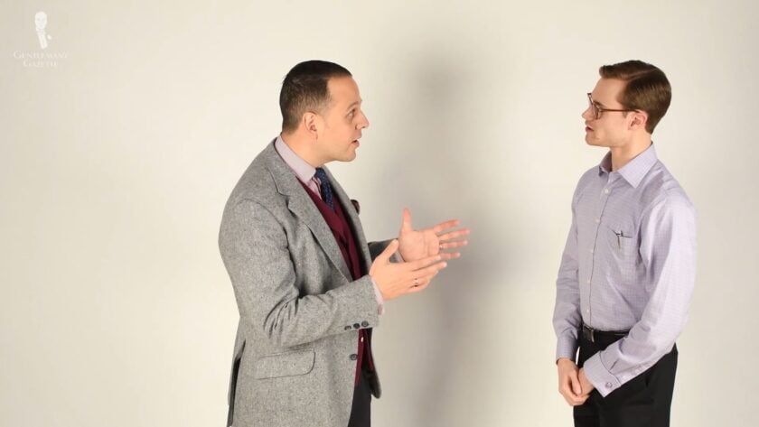 Gentlemen's Body Language Etiquette