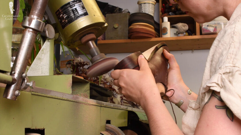 Finishing Touches For Bespoke Shoe Heels, Soles, & Bottoms | Gentleman ...