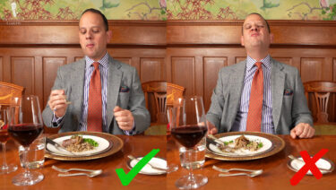 How To Eat With Fork & Knife (Etiquette Basics & Beyond) | Gentleman's ...