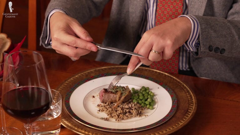 How To Eat With Fork & Knife (Etiquette Basics & Beyond) | Gentleman's ...